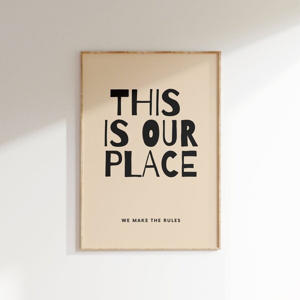 This is Our Place Poster - Etsy