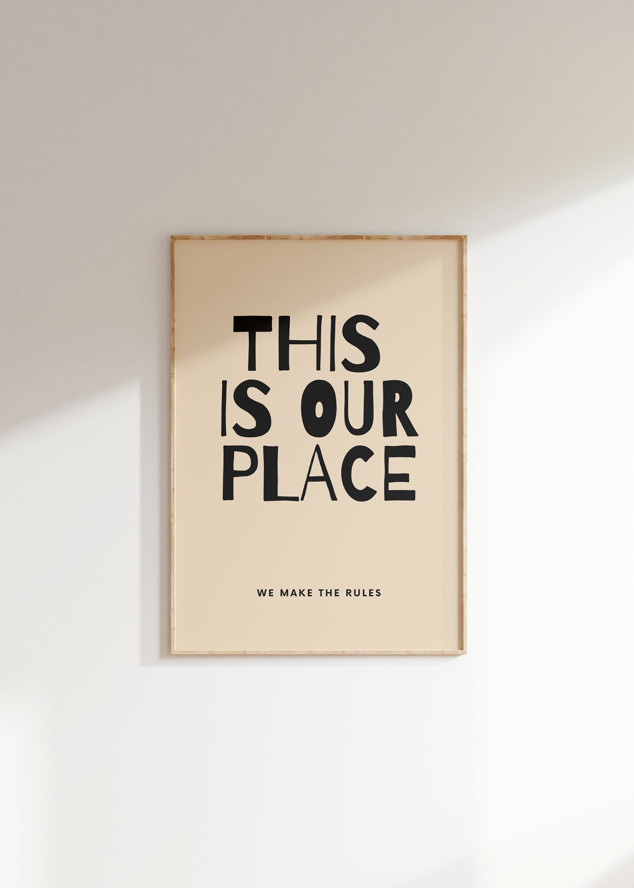 Taylor Swift Lyrics Poster This is Our Place We Make the - Etsy