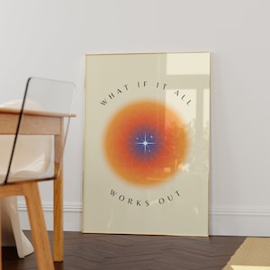 What If It All Works Out Digital Print • Positive Mindset Mental Health ...