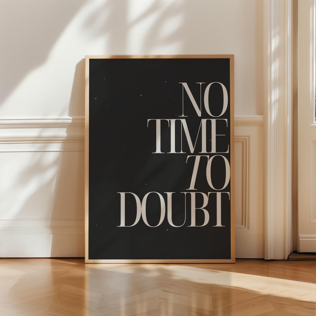 Motivational Quote Digital Print • Black Beige Empowerment Poster ...