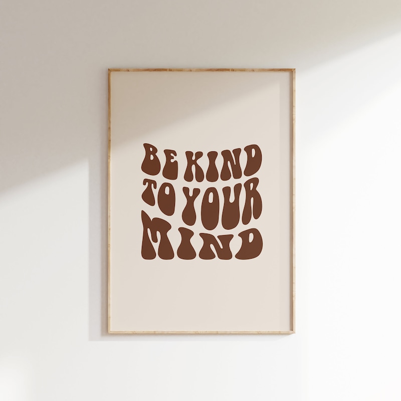 Be Kind Poster - Etsy