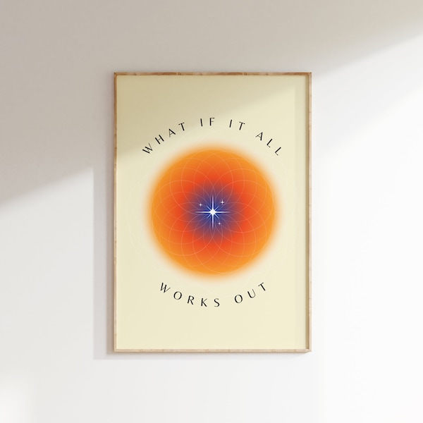 What If It All Works Out Print - Etsy