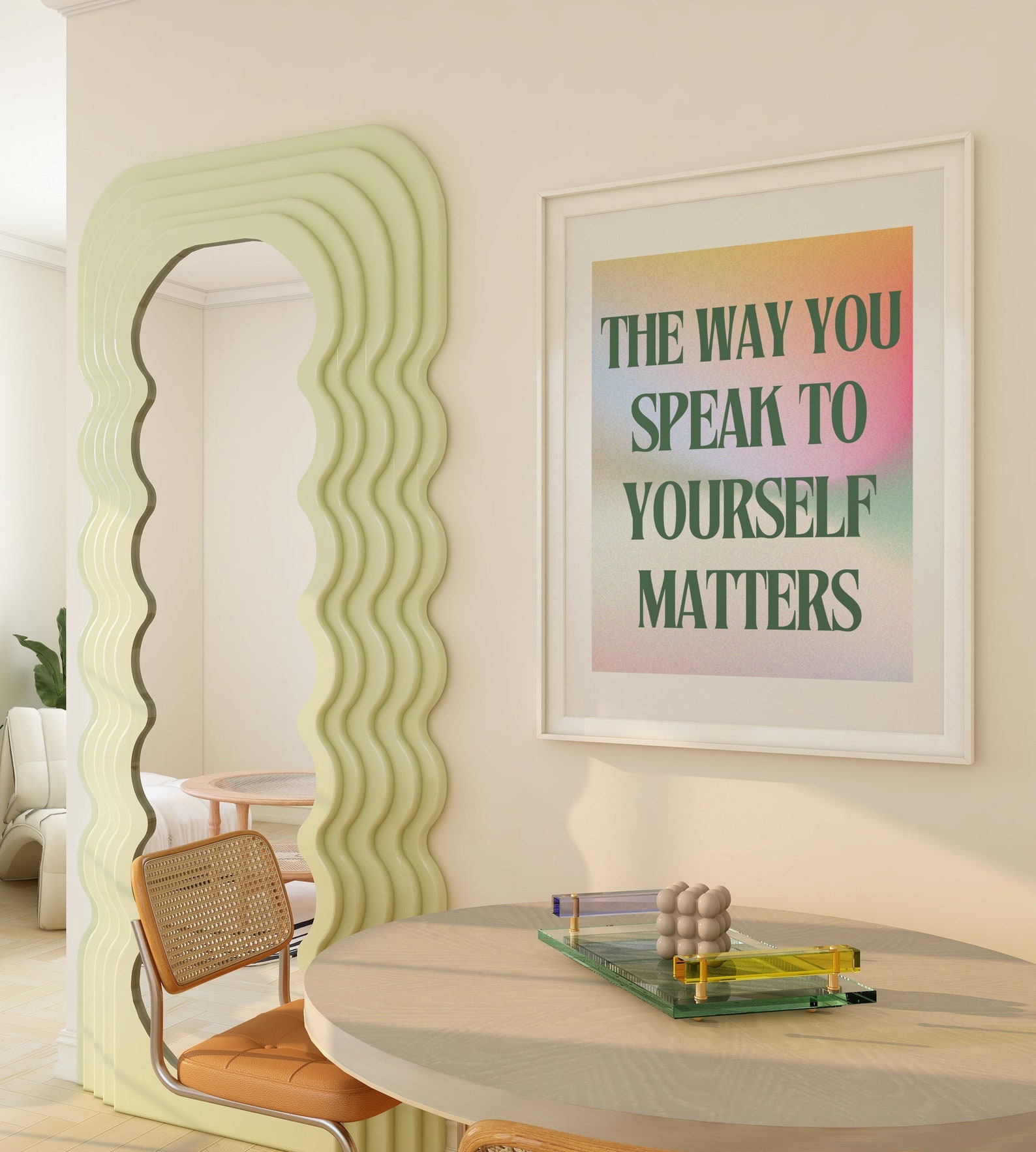 Therapy Office Decor Print • Mental Health Counselling Office Retro ...