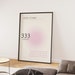 Angel Number 333 Minimalistic Print • Spiritual Poster for Divine ...