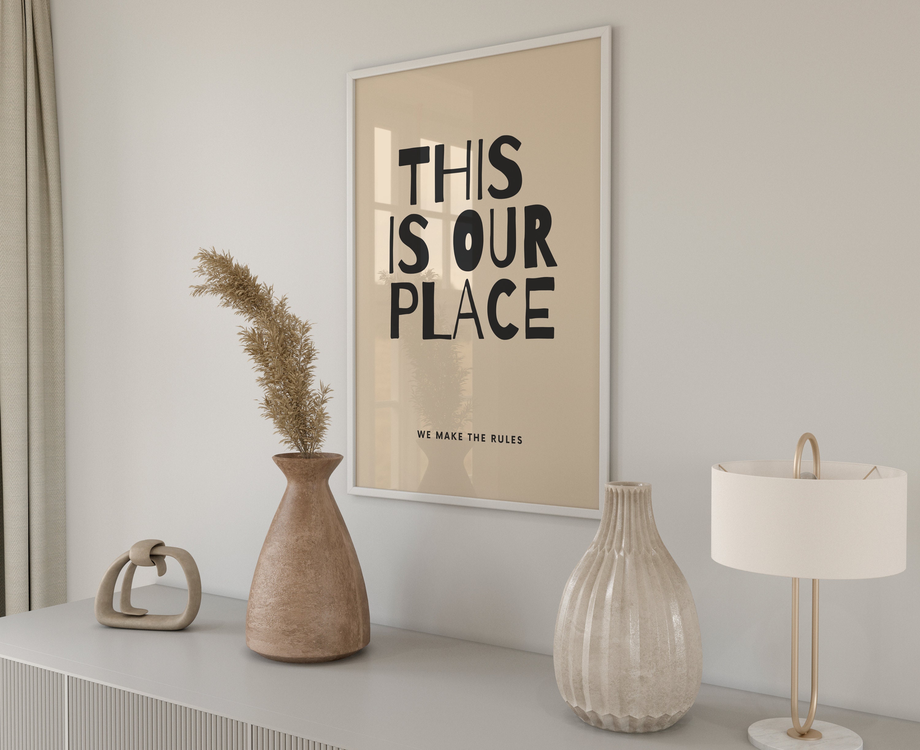 Taylor Swift Lyrics Poster This is Our Place We Make the - Etsy