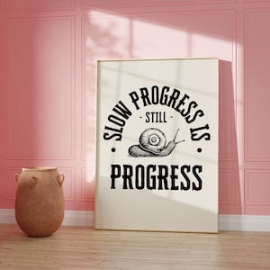 Vintage Mental Health Poster • Quote Art Print • Retro Progress ...