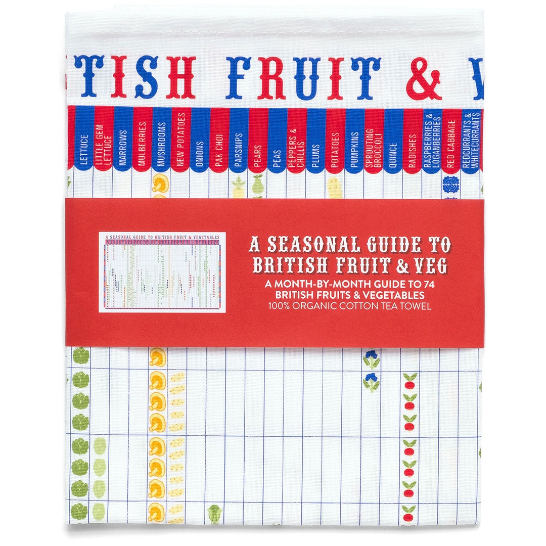 Seasonal Guide to British Fruit & Vegetables - Etsy