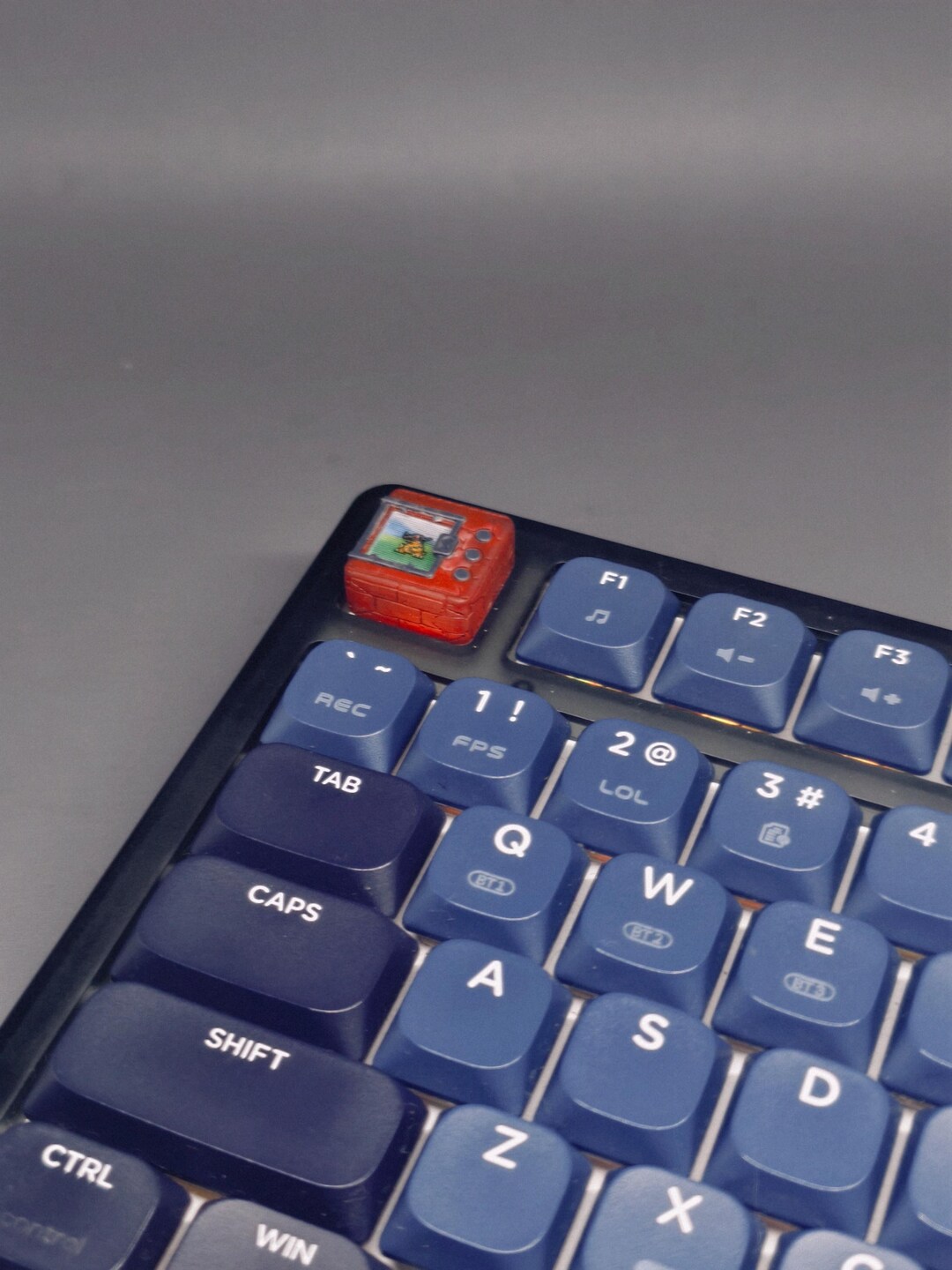 Digi Vpet Artisan Keycap - Custom, Hand Painted, Cherry MX Stem Keycap ...