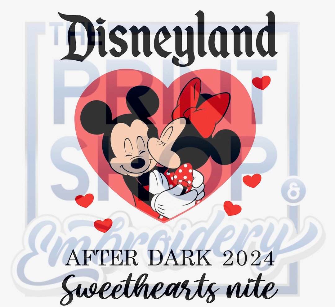 Sweethearts Nite After Dark Mickey and Minnie After-dark Png - Etsy