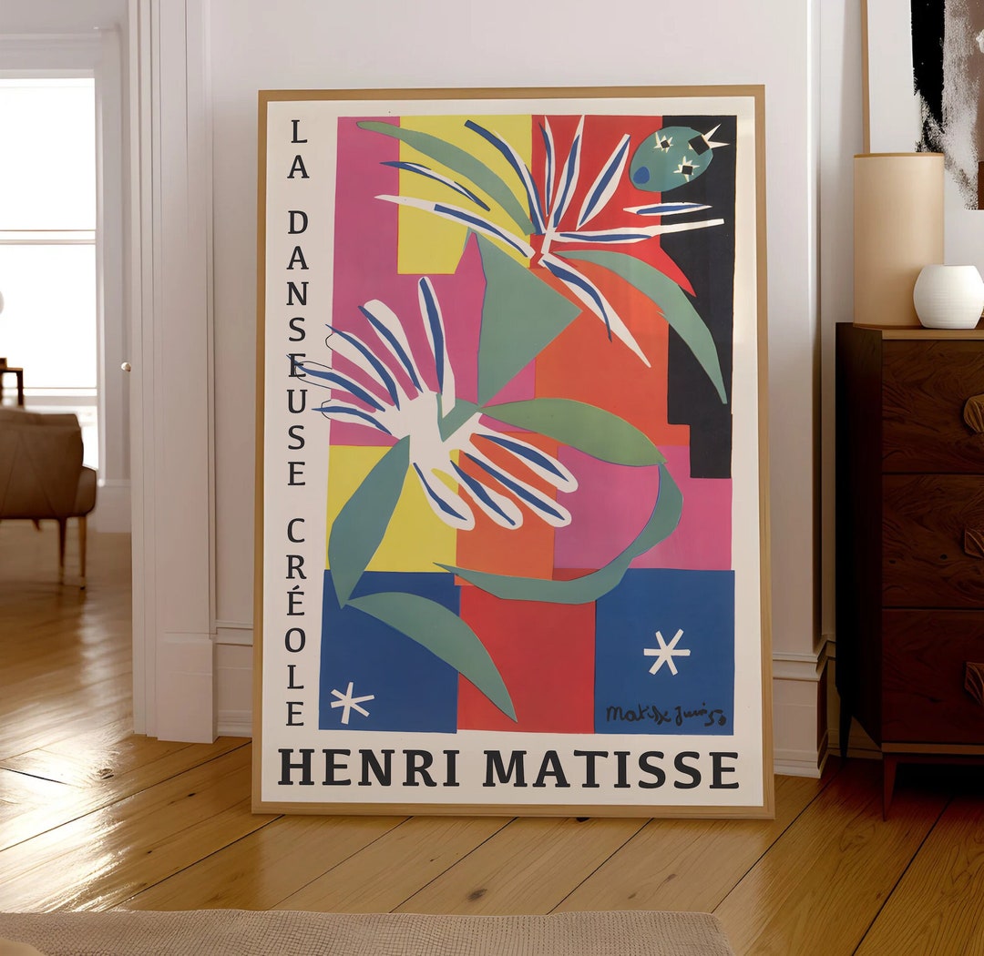 Matisse Poster the Creole Dancer Cut-out Museum Poster Gift Ideas Mid ...