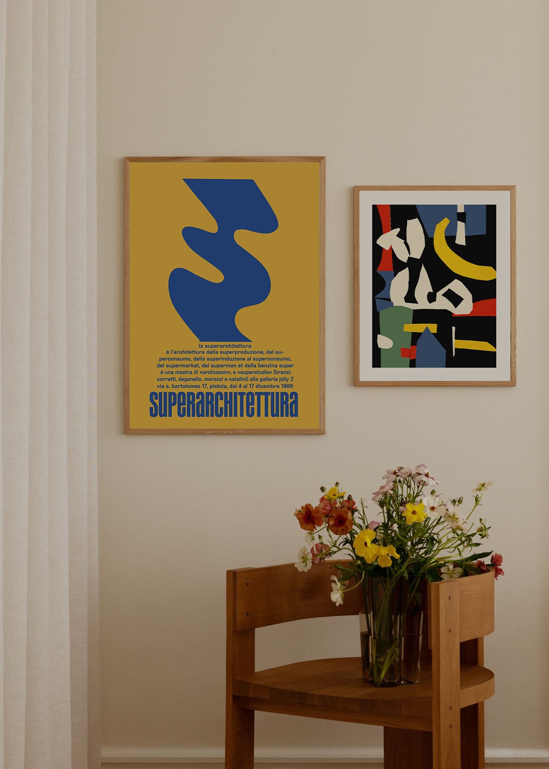 Archizoom Superstudio Exhibition Poster Radical Italian Print Italian Design Post Modern ...