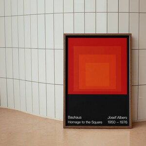 Josef Albers Homage to the Square Poster Bauhaus Interaction of Colors ...