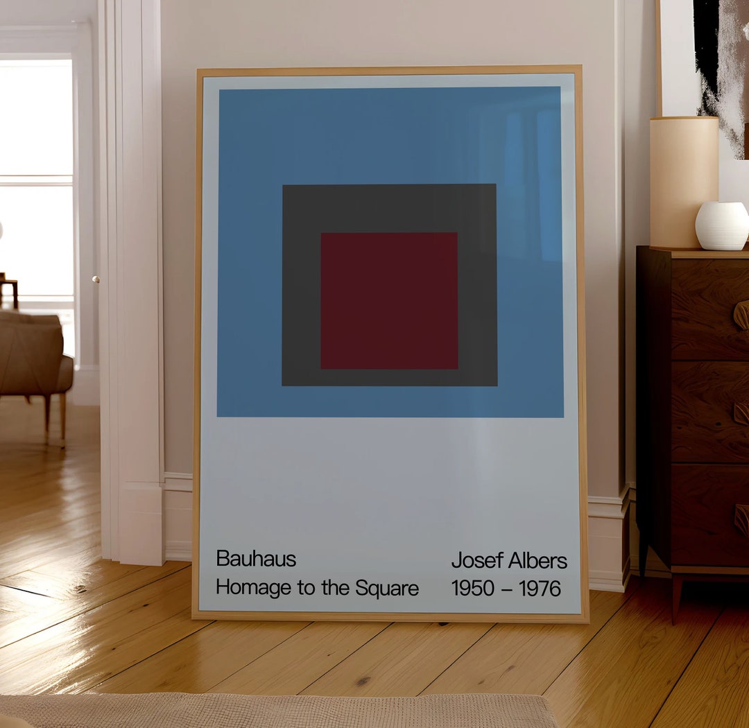 Josef Albers Homage to the Square Poster Bauhaus Interaction of Colors ...