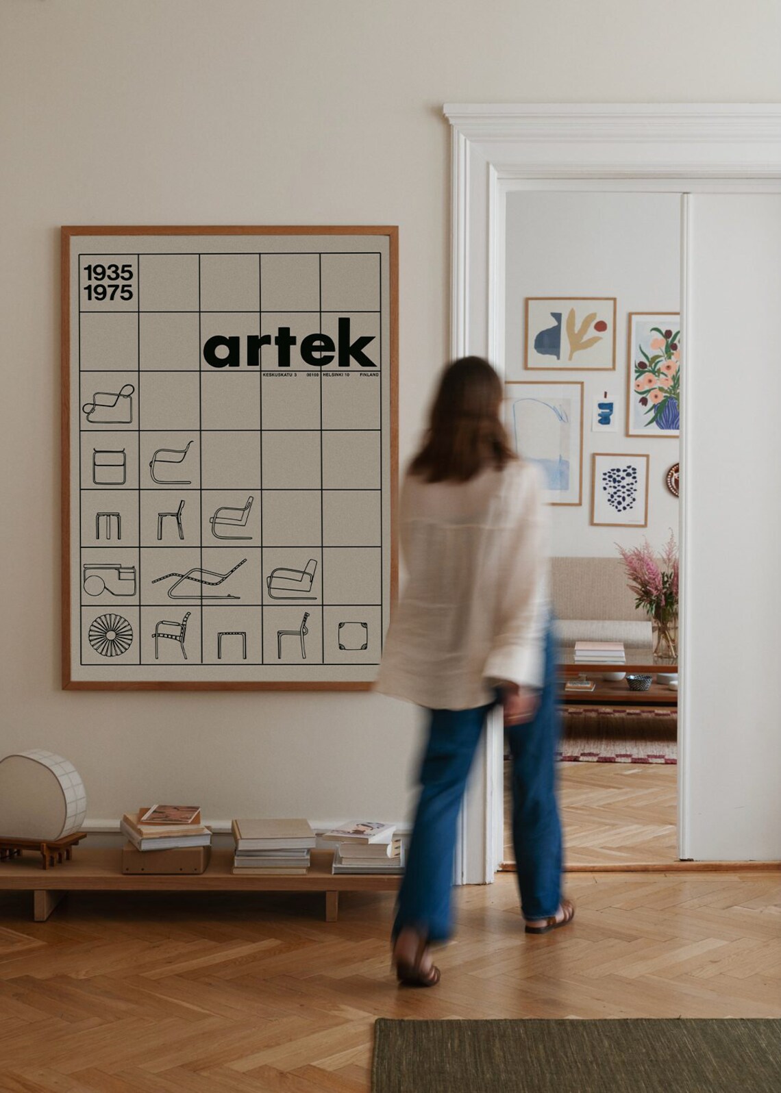 Artek Poster Furniture Design Chair Poster Mid Century Poster Famous ...