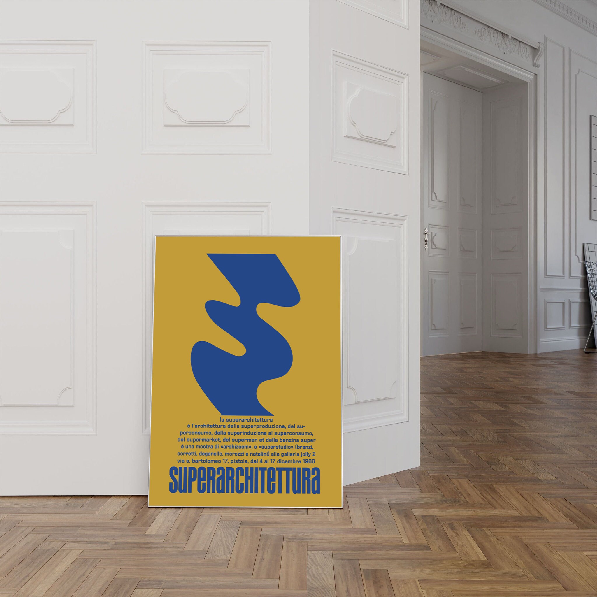 Archizoom Superstudio Exhibition Poster Radical Italian Print Italian Design Post Modern ...