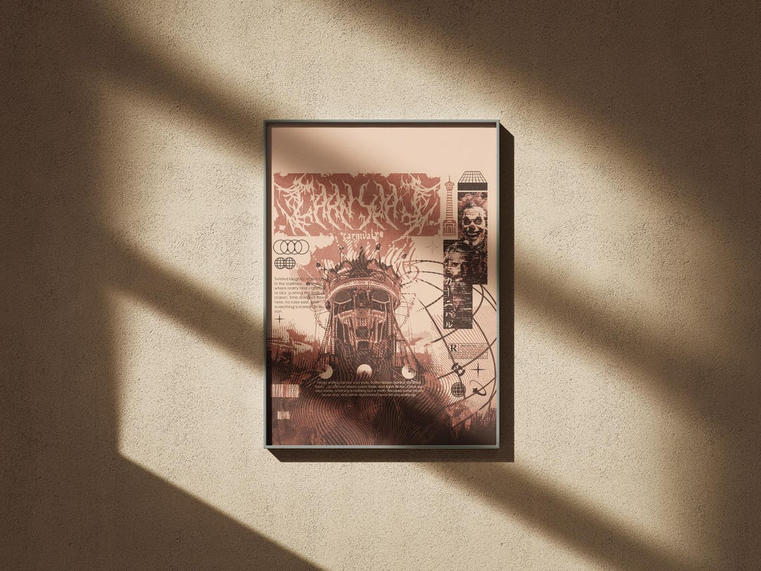 Dark Gothic Surrealist Poster: Cyber Occult Esoteric Wall Art - Etsy
