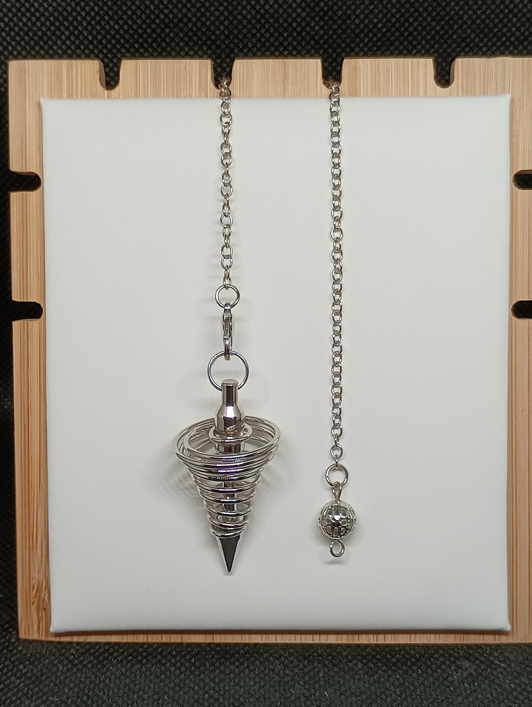 Chrome Metal Vibratory Pendulum, Divination Pendulum, Dowsing Pendulum - Etsy