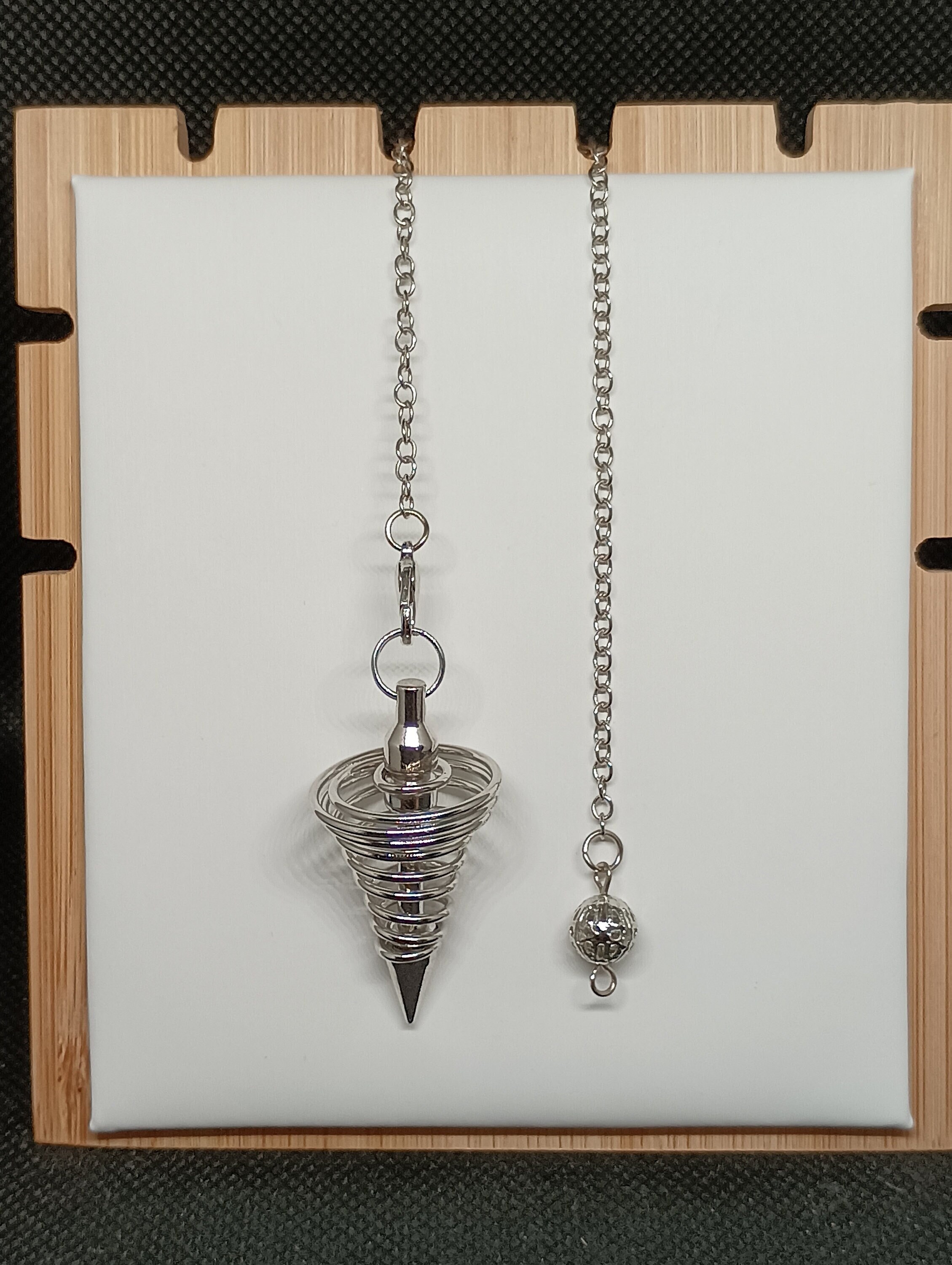 Chrome Metal Vibratory Pendulum, Divination Pendulum, Dowsing Pendulum - Etsy