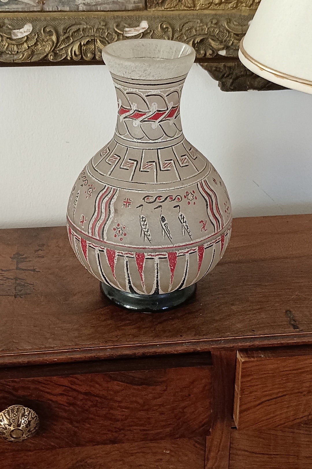 Ancient Greek Glass Vase 22 Cm - Etsy