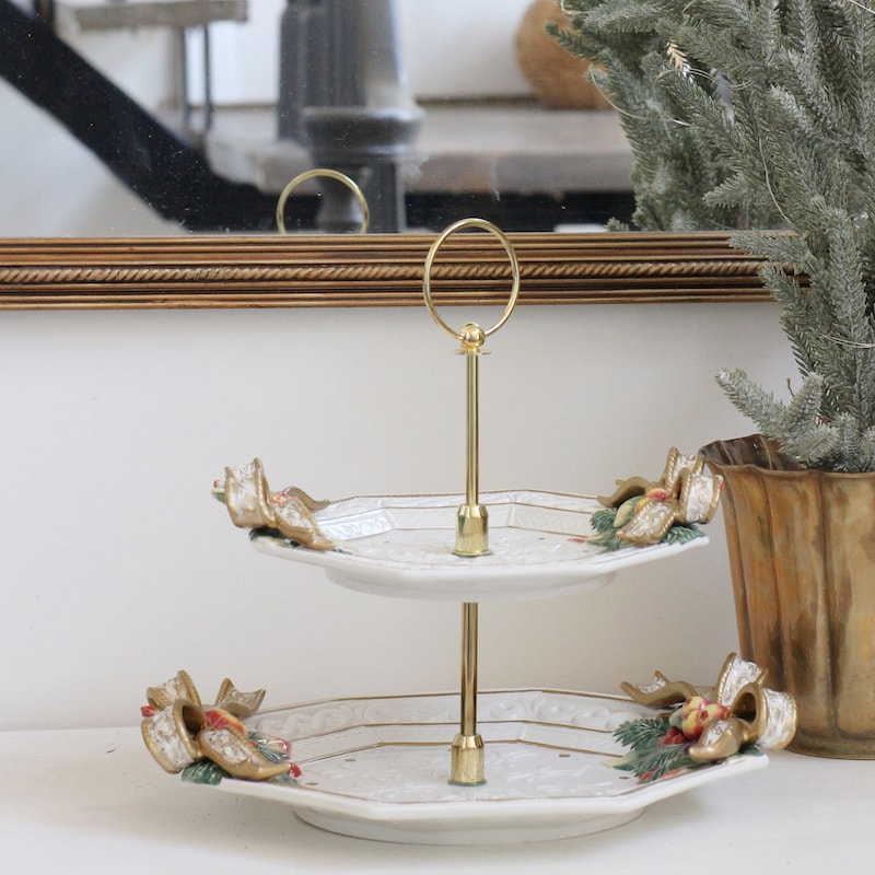 2 Tier Cake Stand Etsy