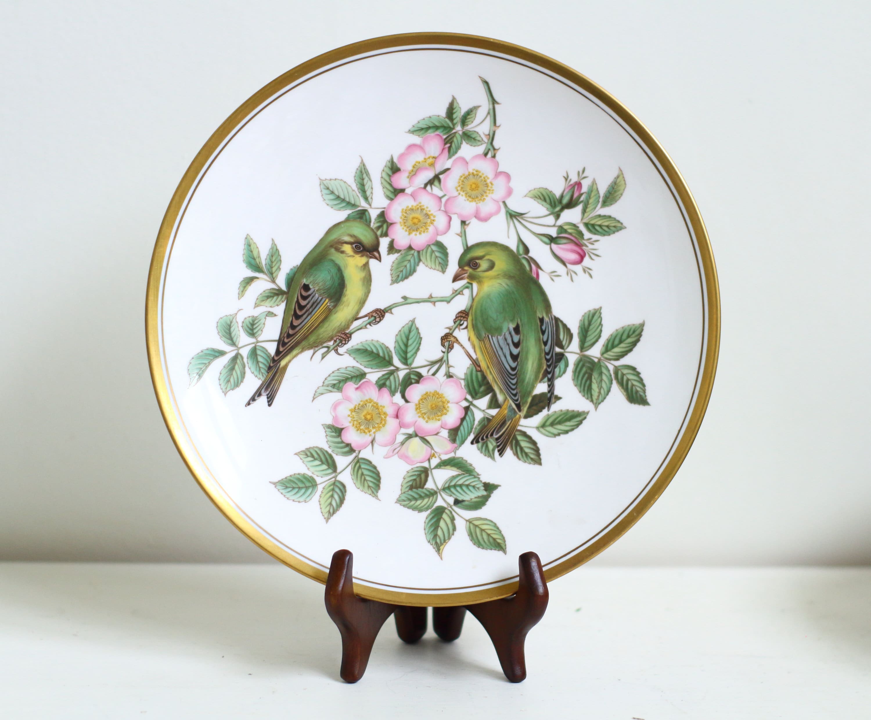 Antique Wall Plates Bird Wall Decor Vintage Plates England Porcelain ...