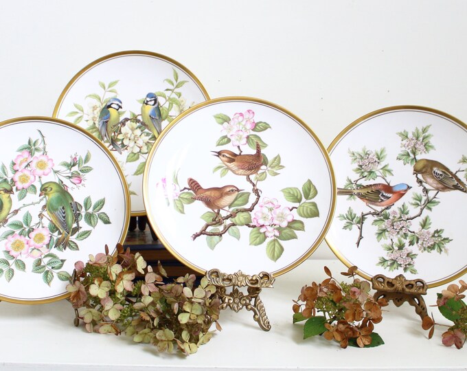 Antique Wall Plates Bird Wall Decor Vintage Plates England Porcelain ...