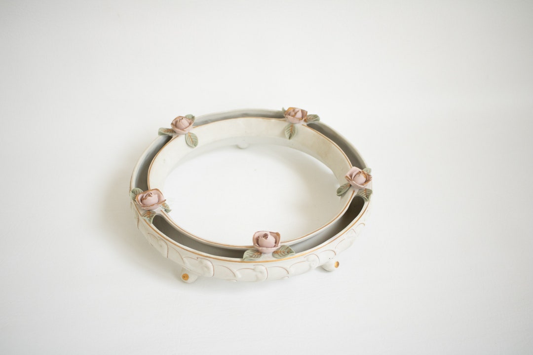 Capodimonte Vase Porcelain Small Bud Vase Flowers Centerpiece Floral ...