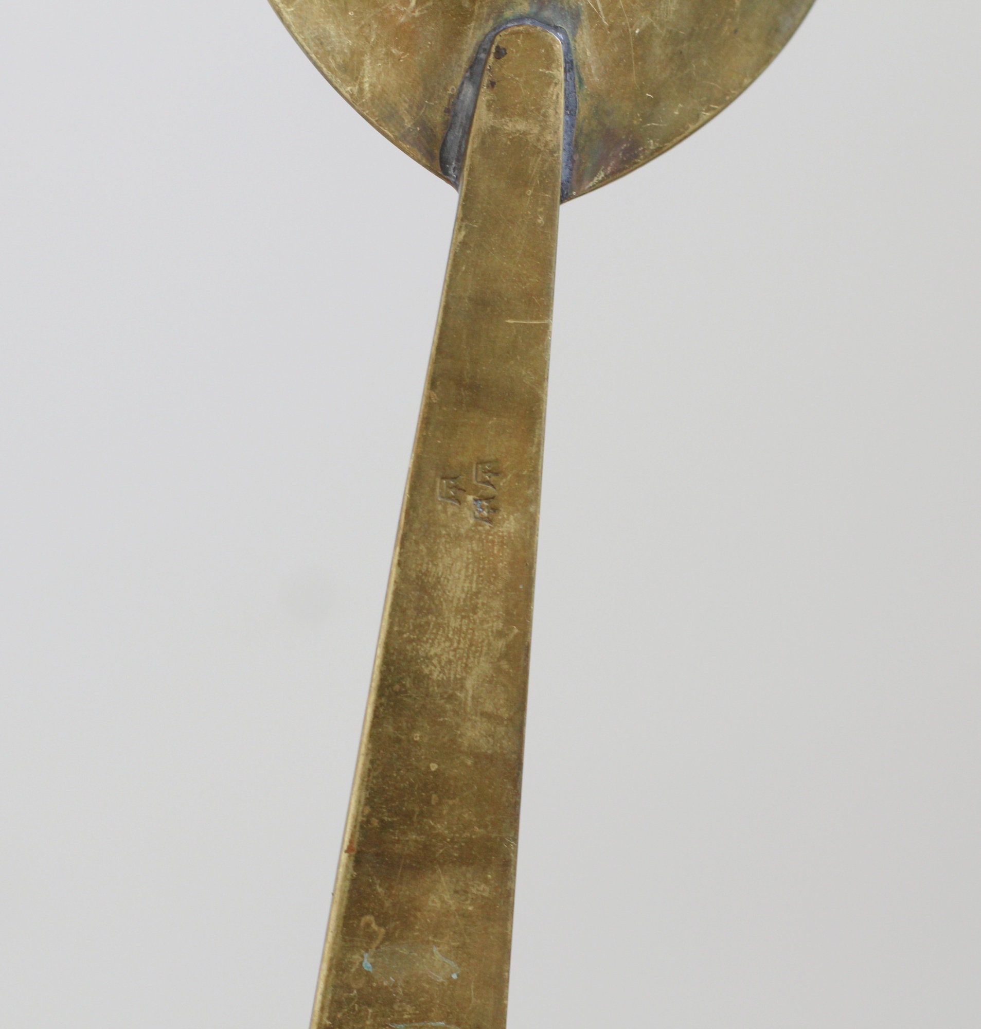 Brass Salad Servers Vintage Brass Serveware Scandinavian Kitchen ...