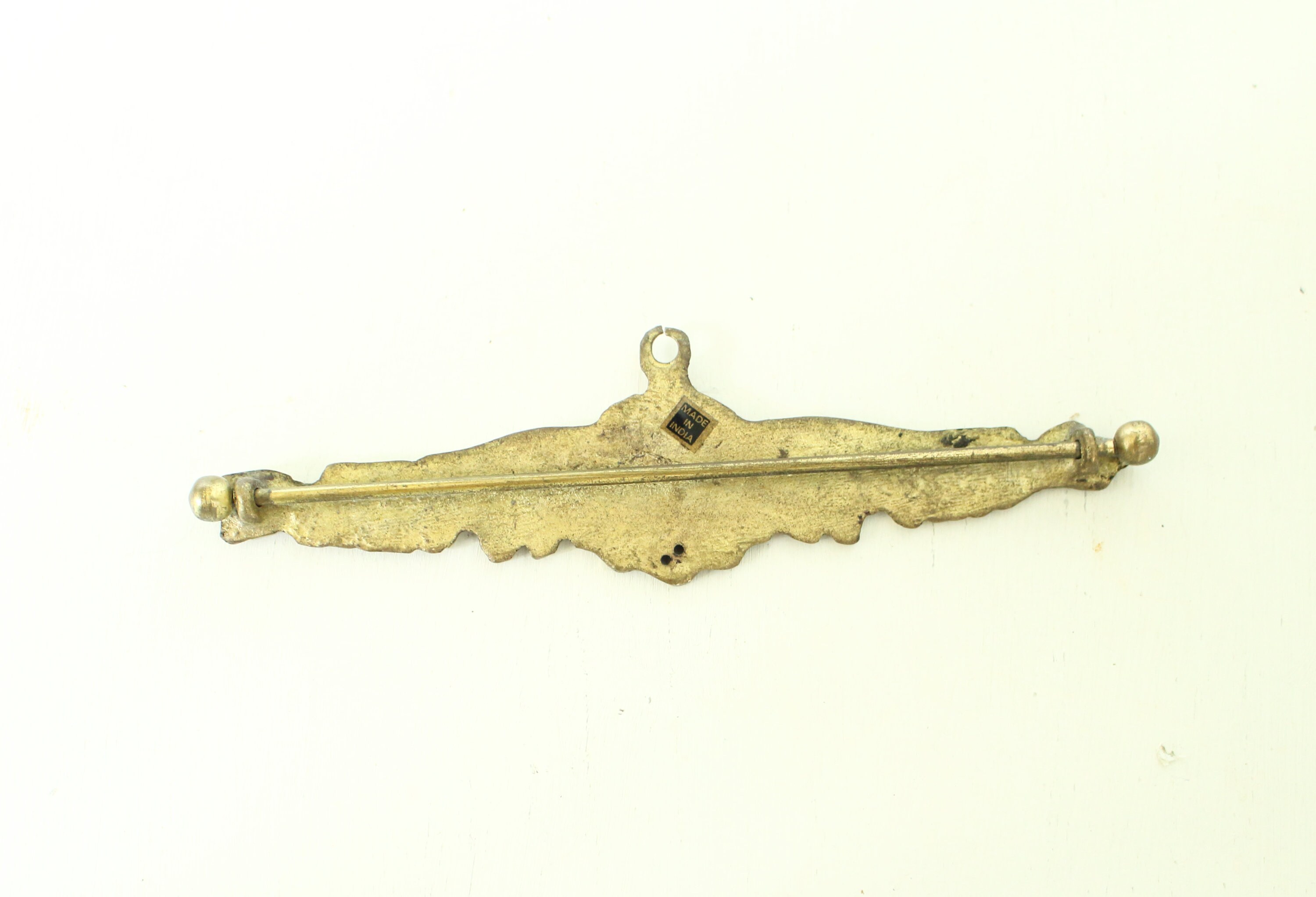 Brass Wall Decor Vintage Pediment Gold Hanging French Antique Wall Art ...