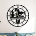 Metal Rectangle Large Wall Clock, Wall Clock Perfect Modern Look for ...