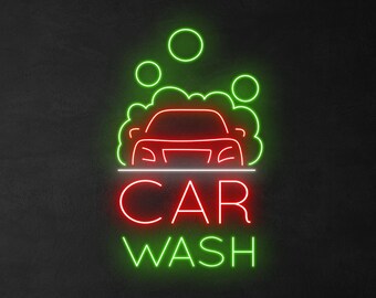 Car Wash LED Neon Sign - Etsy
