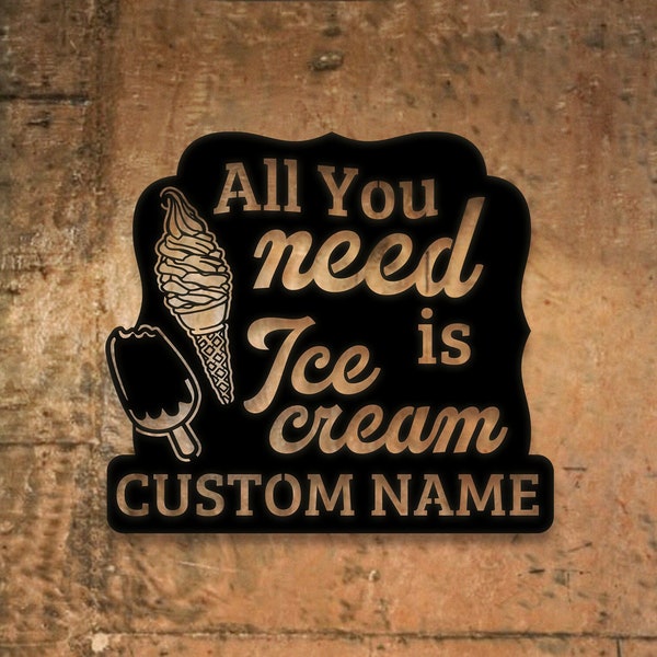 Custom Ice Cream - Etsy