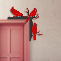 15in Cardinal Welcome Sign / Door Hanger - Etsy