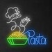 Pasta Spaghetti Neon Sign, Italian Pasta Led Sign, Custom Neon Sign ...