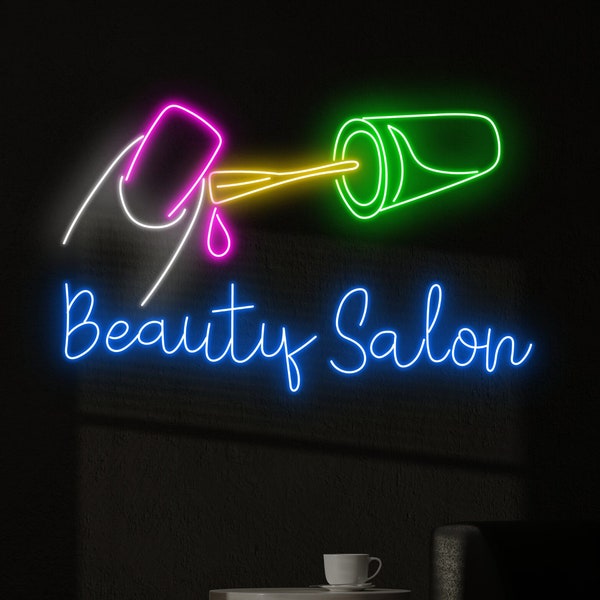 Led Nail Sign - Etsy