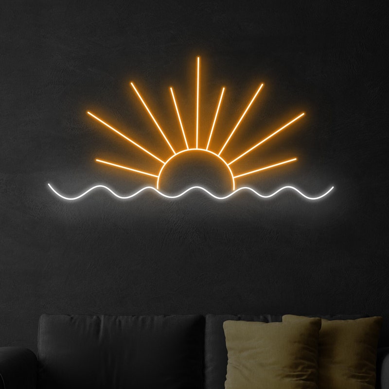 Wave Neon Sign - Etsy