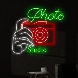 Photo Studio Neon Sign, Photo Studio Led Sign, Custom Neon Sign ...