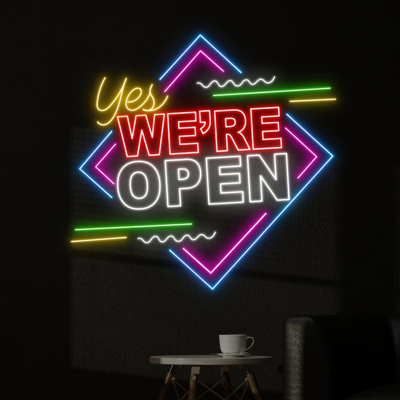We're Open Signs - Etsy