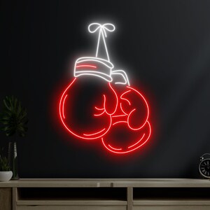 Boxing Gloves Led Sign, Boxing Neon Sign, Custom Neon Sign, Boxing Shop ...