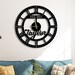 Custom Large Metal Wall Clock With Roman Numerals, Special Gift for ...