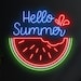 Hello Summer Neon Sign, Hello Summer Led Sign, Custom Neon Sign ...