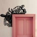 Sea Turtle Door Corner Metal Wall Art, Turtle Beach Door Topper Sign ...