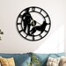 Police Wall Clock Decoration, Wall Clock Unique for Home Decor and Wall ...