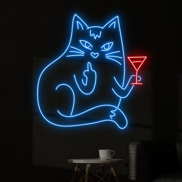 Funny Neon Sign Bar - Etsy