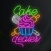 Cake Dealer Neon Sign, Cupcake Led Sign, Custom Neon Sign, Cupcake ...