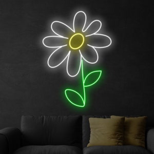 Wildflower Led Sign, Wildflower Neon Sign, Custom Neon Sign, Wildflower ...