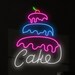 Birthday Cake Neon Sign, Birthday Cake Led Sign, Custom Neon Sign ...