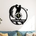 Personalized Miniature Golf Bag Office Desk Clock- Custom Engraved Gift ...