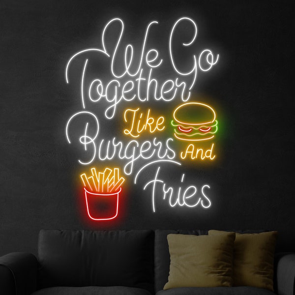 Burger and Fries - Etsy