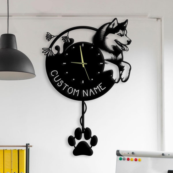 Dog Clock - Etsy